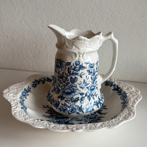 Dining | Vintage James Kent Old Foley Imari Pitcher Wash Basin Set ...